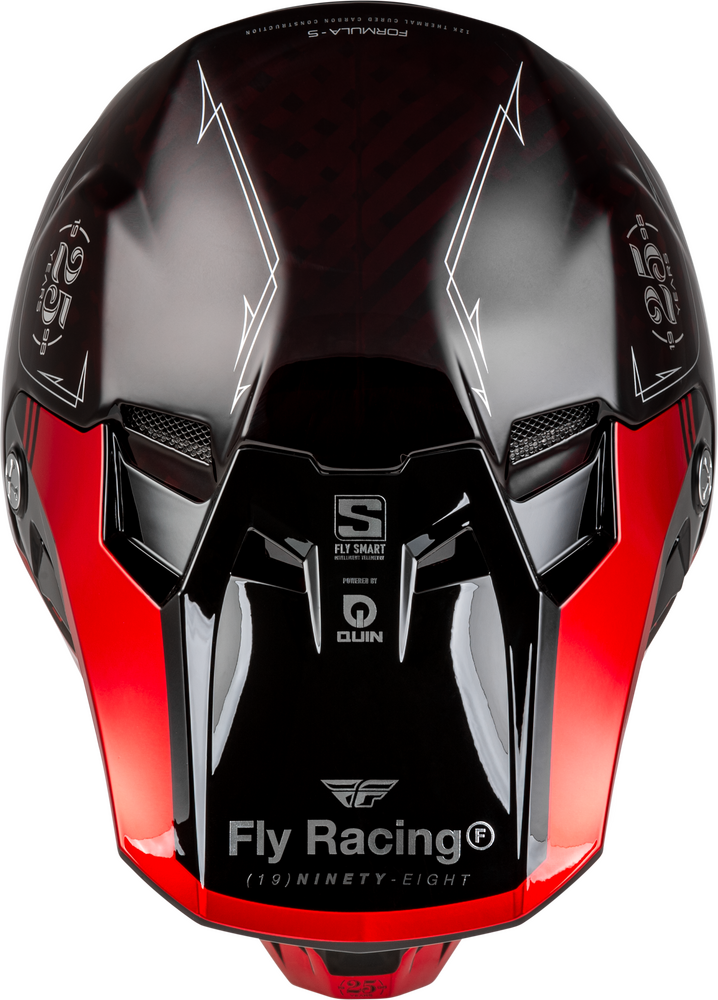 Fly Racing Formula S Carbon Legacy Helmet - Red Carbon/Black – Moto-Man Inc